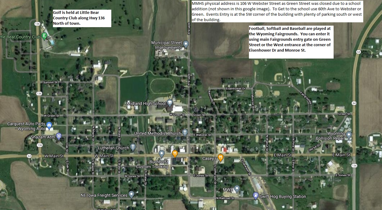 Midland Middle High School Map - Midland Community School District