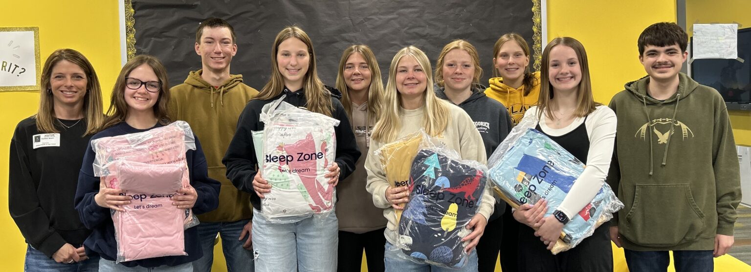 NHS Donates Bedding to Sleep In Heavenly Peace - Midland Community ...